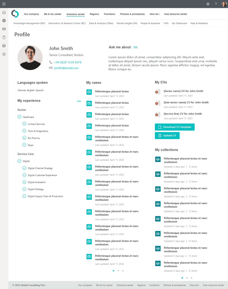SharePoint knowledge management: 8 best practice examples - Content Formula