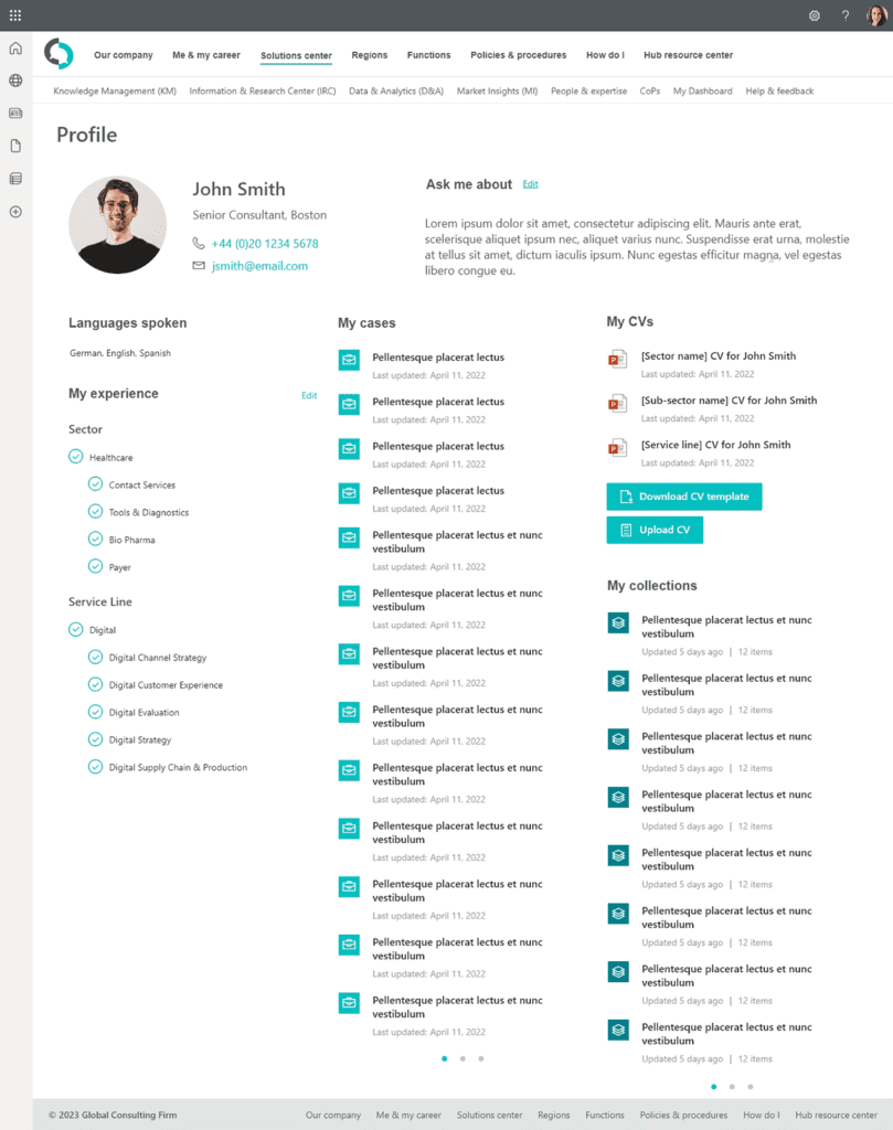 SharePoint knowledge management: 8 best practice examples - Content Formula