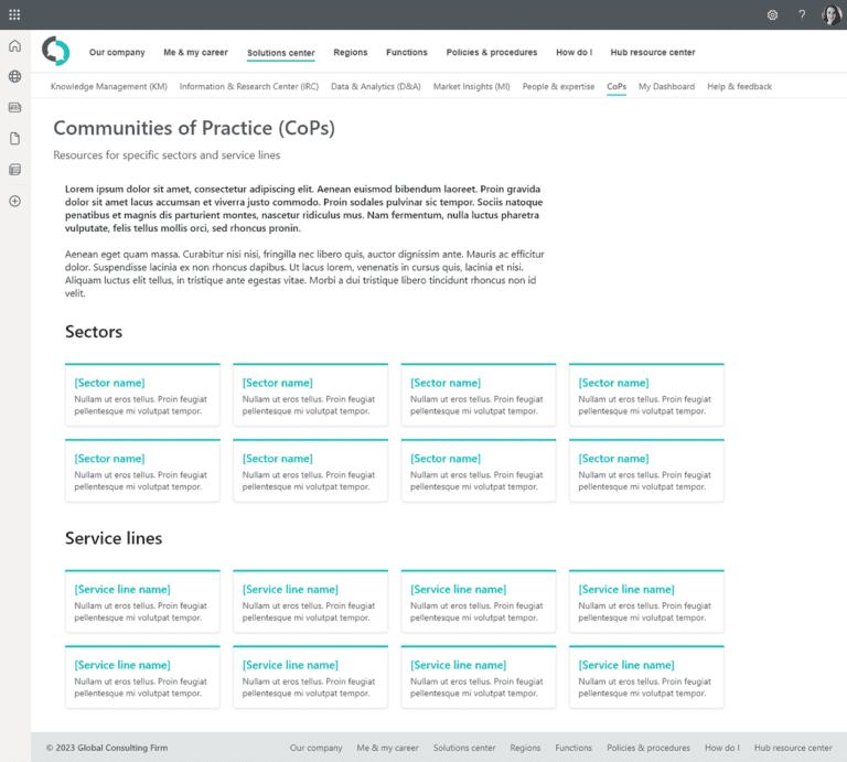 SharePoint knowledge management: 8 best practice examples - Content Formula