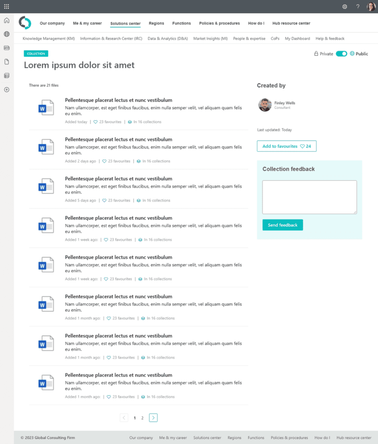 SharePoint knowledge management: 8 best practice examples - Content Formula