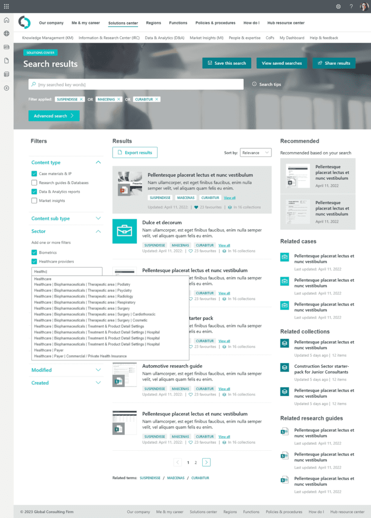 SharePoint knowledge management: 8 best practice examples - Content Formula